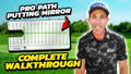 IMPROVE YOUR PUTTING WITH THE PRO PATH PUTTING MIRROR | Back 2 Basics Golf